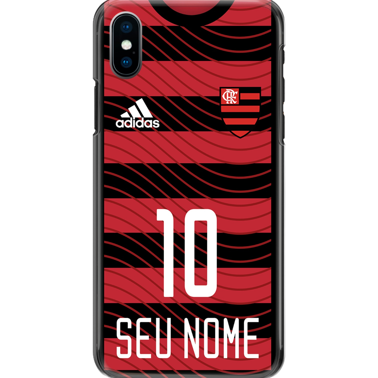 Capa Silicone NetCase Chapada Nome Coleção Times Brasileiros - Mengo ...